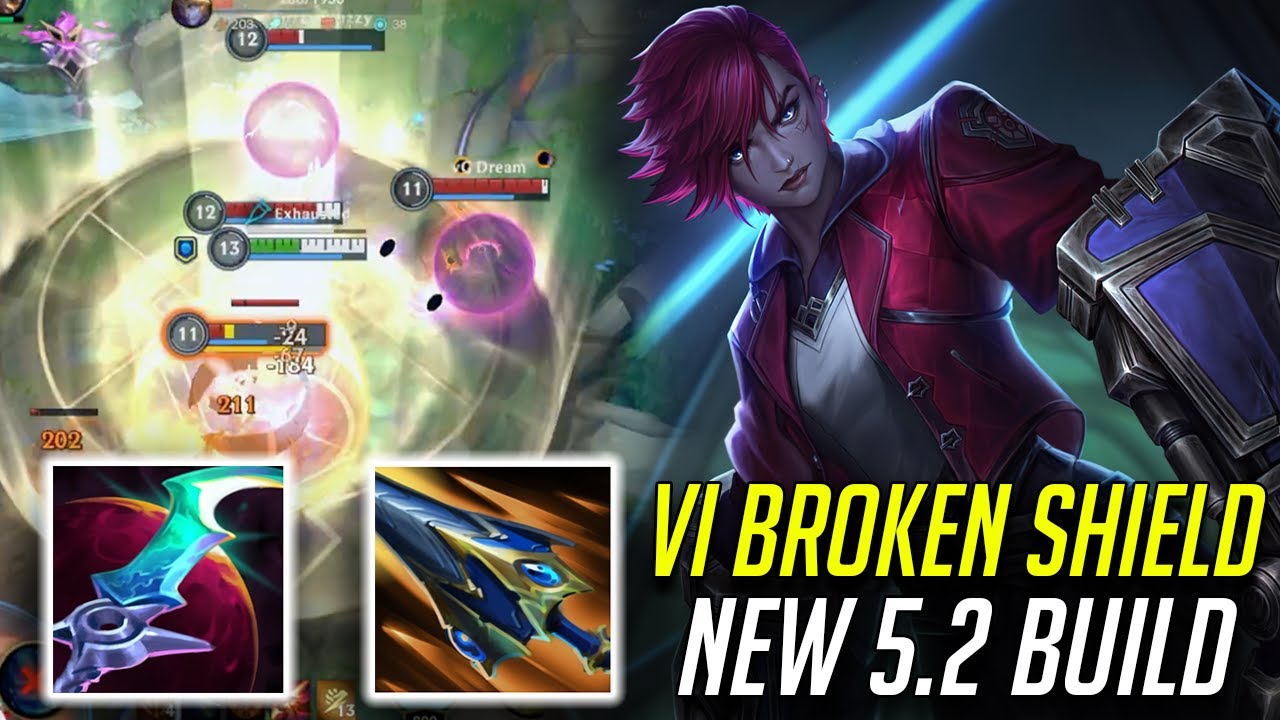 WILD RIFT VI MOST BROKEN SHIELD COMBO EVER - NEW ITEM BUILD FOR 5.2 ...