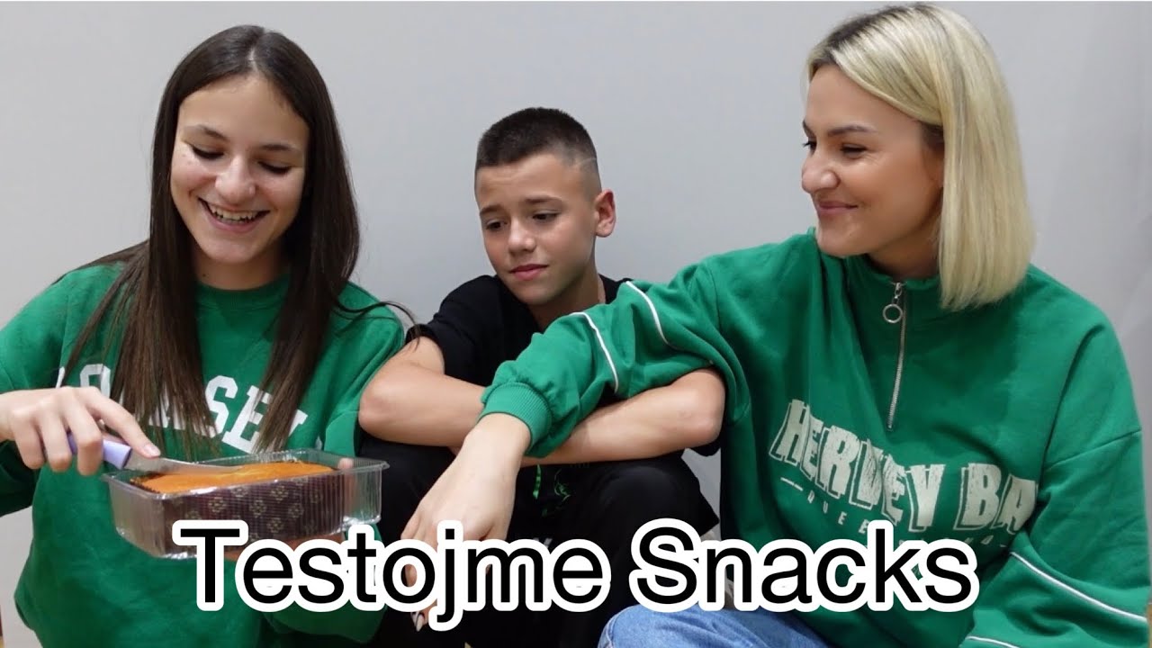 Testojme Snacks qe nuk kemi provuar//Angelo qethet ne mes te videos 😁 ...