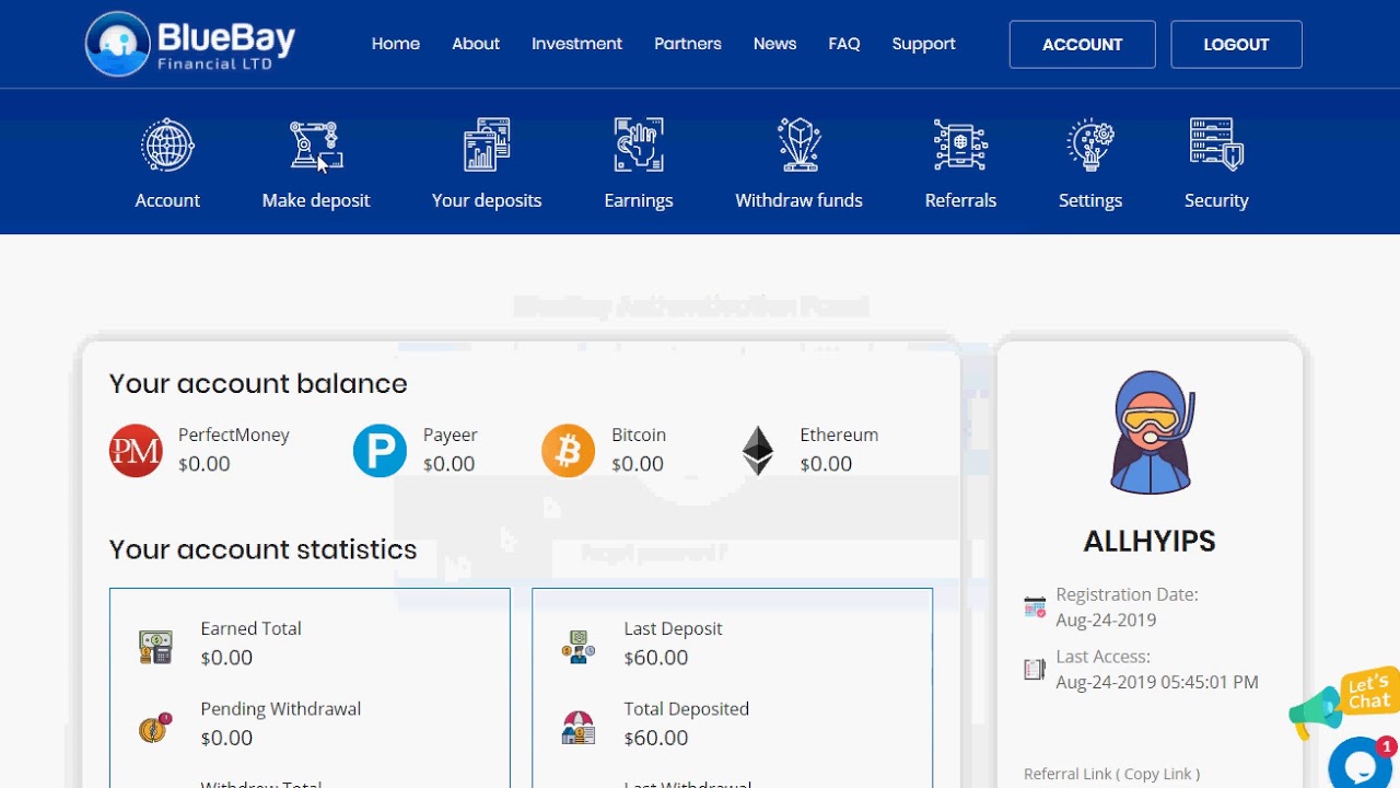 видео обзор hyip проекта BlueBay Financial LTD - YouTube
