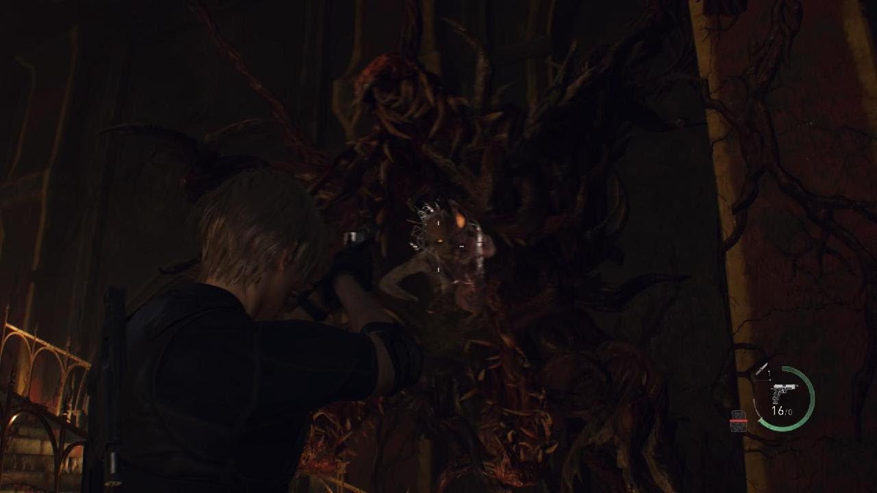 Resident Evil 4 Remake Boss Fight Leon Vs Ronan Salazar Ps5 - YouTube