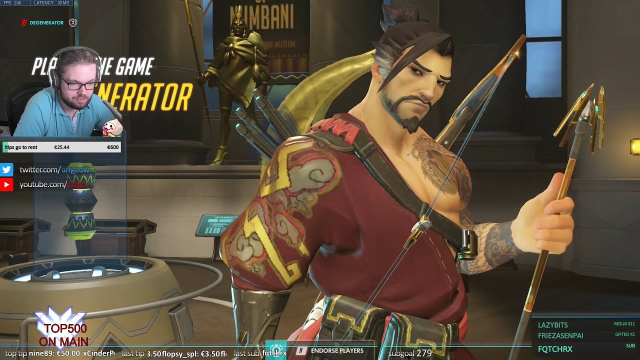 26K DMG! POTG! ARRGE HANZO GAMEPLAY OVERWACTH SEASON 28 - YouTube