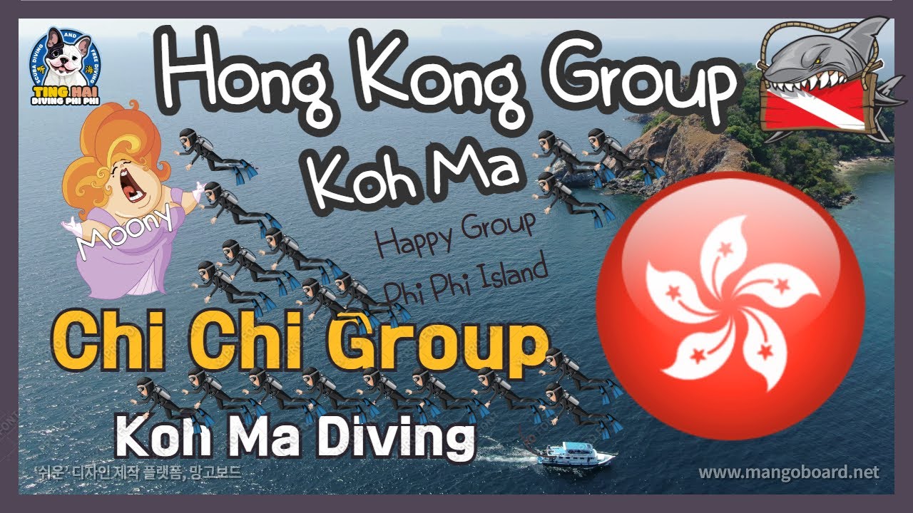 Hong Kong Group Phi Phi Island Diving Kho Ma - YouTube