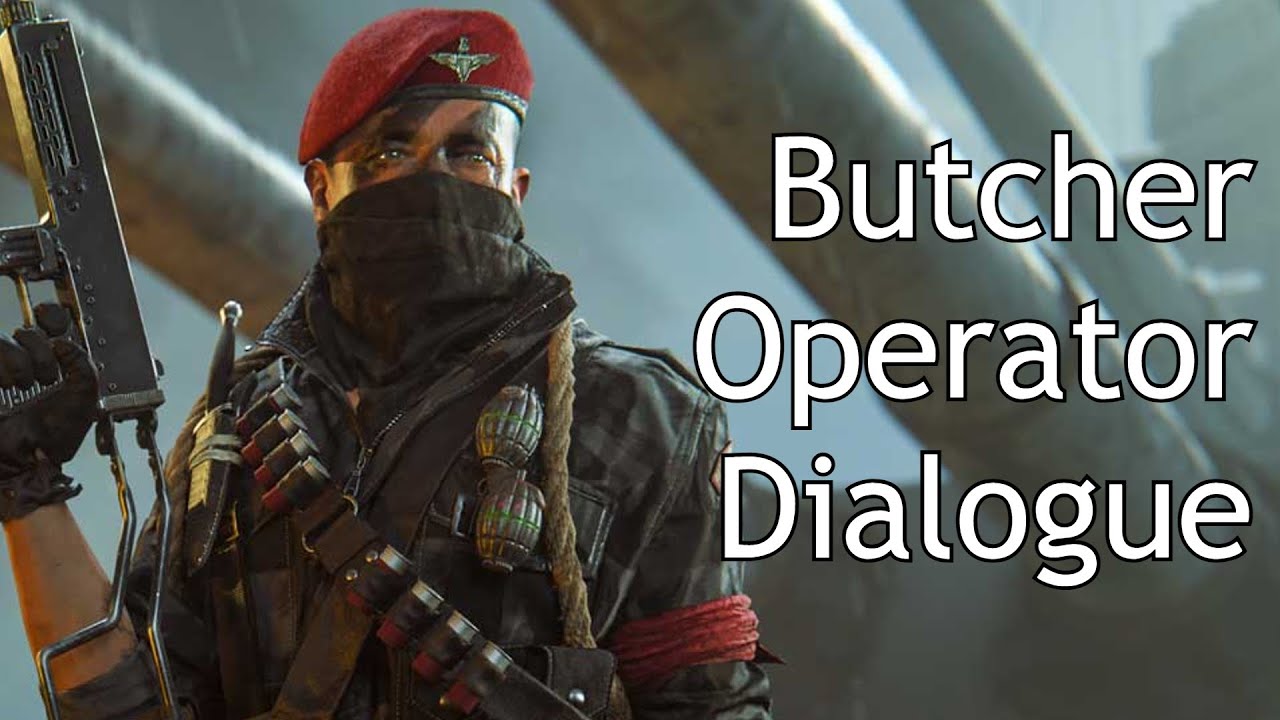 Vanguard Zombies - Butcher Operator Dialogue - YouTube