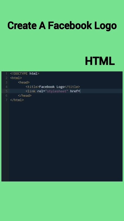 Create Facebook Logo Using Html Cssosdeveloperwebdevelopershorts Youtube