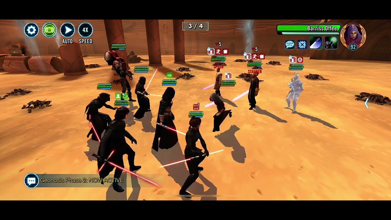 How to complete DS Geonosis TB Combat Missions! SWGOH - YouTube