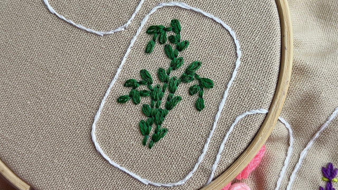 Easy Floral Embroidery on Handkerchief, Handkerchief Designs ...