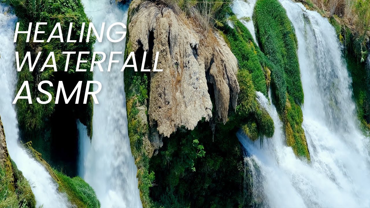 Healing Waterfall ASMR - YouTube