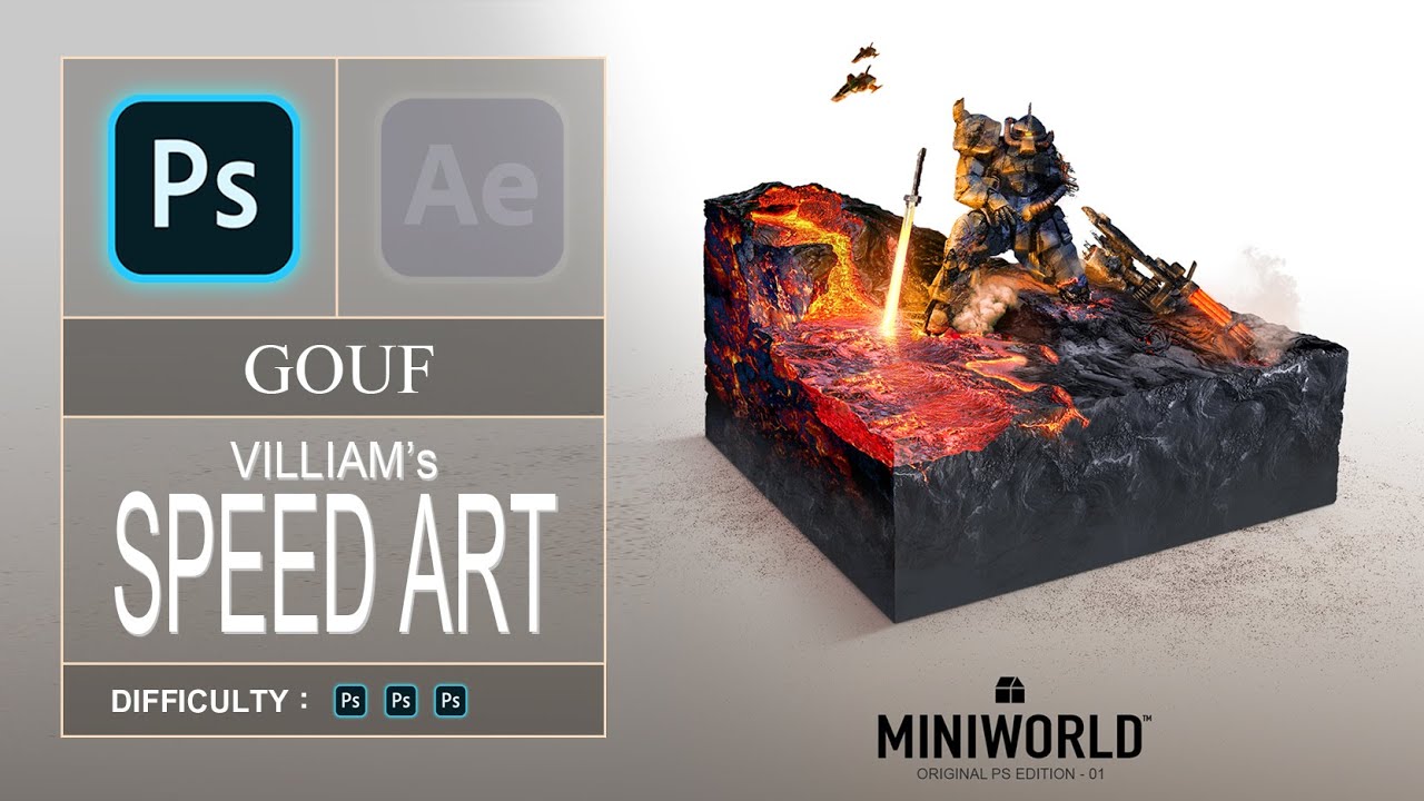 Gundam Gouf heavy arms 》Gundam speed art drawing | Speed Tutorial - YouTube