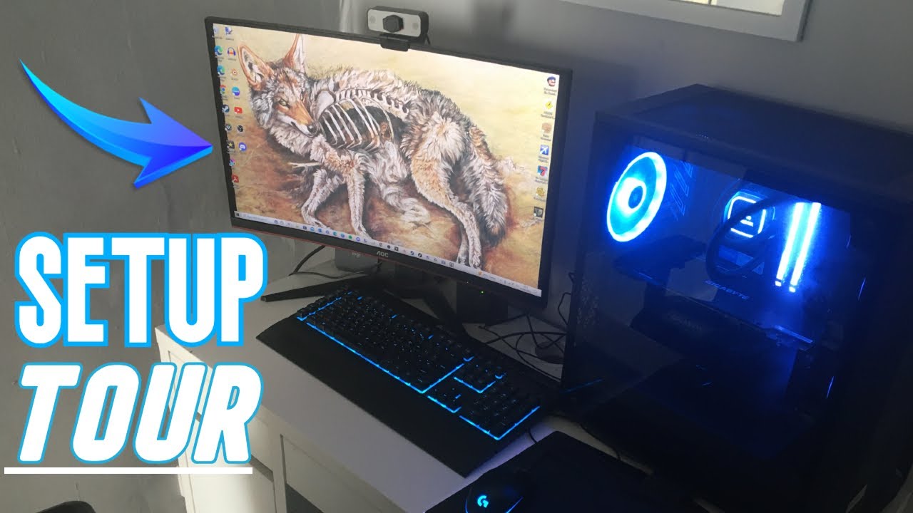 Gaming Setup REVEAL! - YouTube