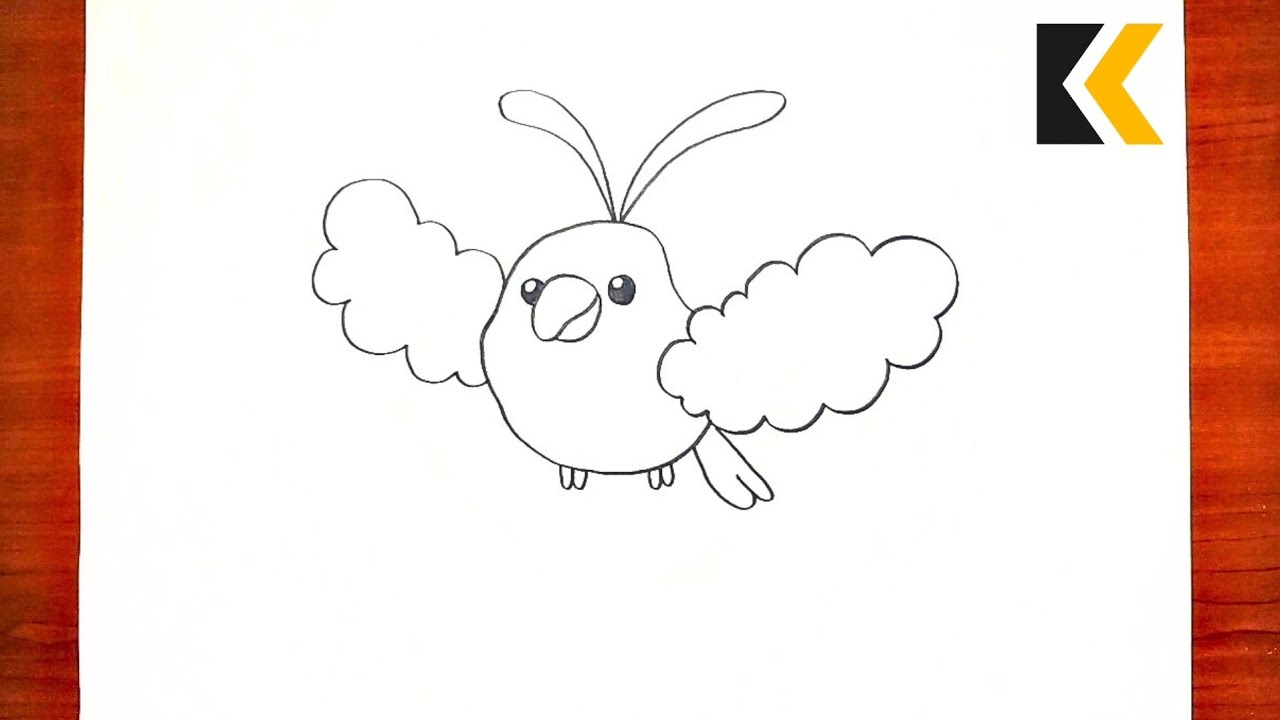 How To Draw Swablu | Draw Pokemon Characters Easily - YouTube