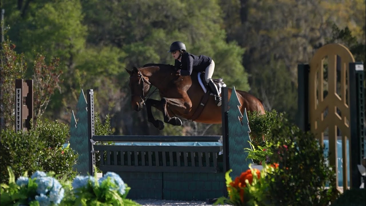 Ria Ohtsu - 3’6 Junior Hunter Round - YouTube