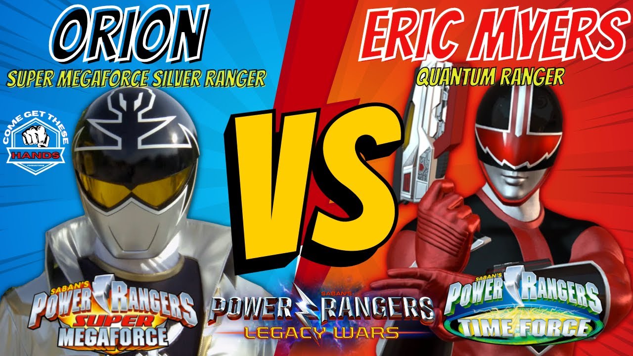 Power Rangers Legacy Wars | Super Megaforce Silver Ranger Orion Vs Eric ...