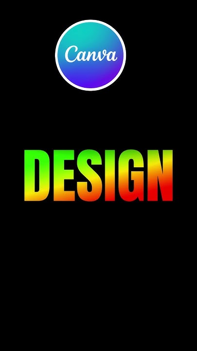 How to create Gradient Shadow Text animation in Canva l Canva tutorial l easy canva - YouTube