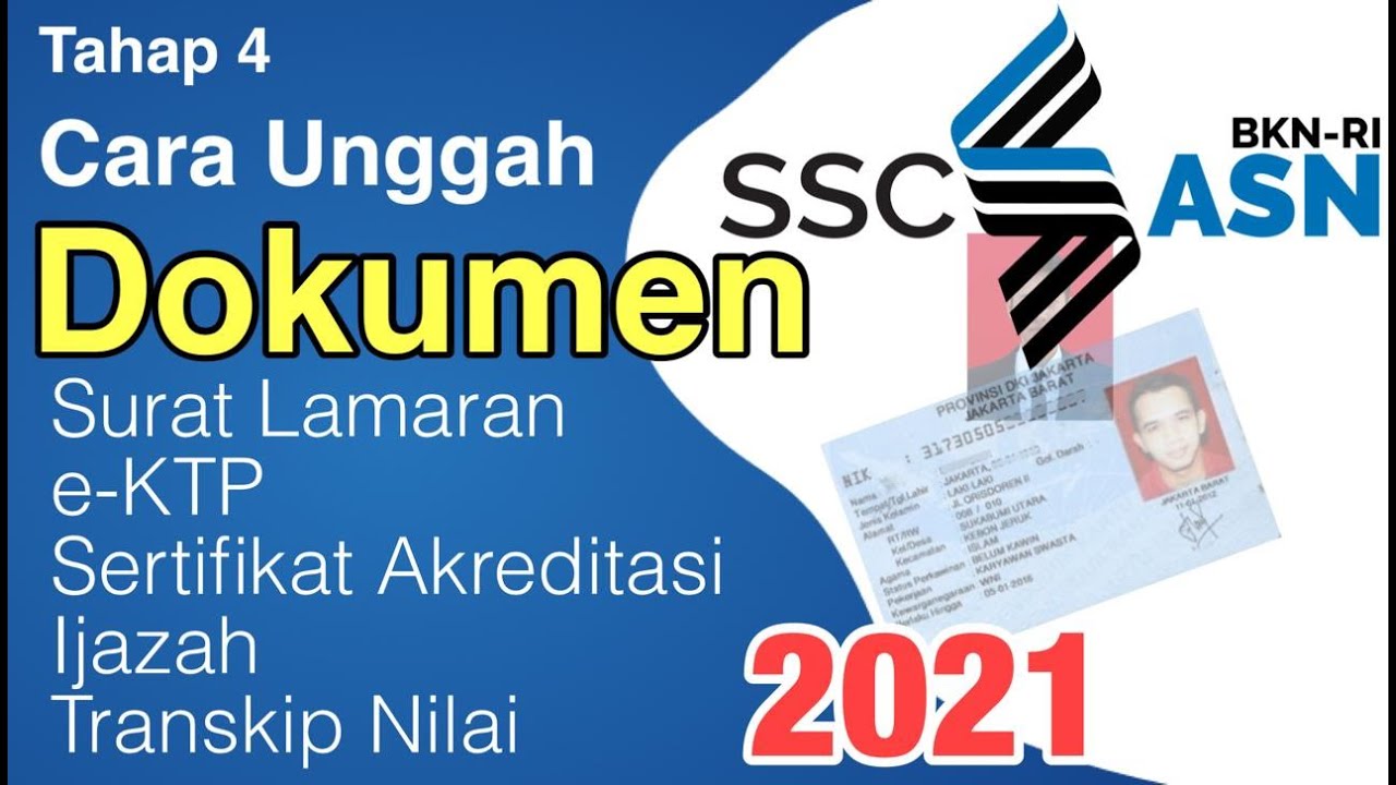 Unggah Dokumen Surat Lamaran, Ijazah, KTP, PAS Foto | CPNS 2021 PPPK ...