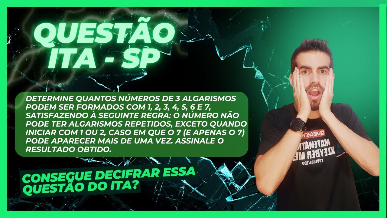 QUESTÃO DO ITA - SP | COMBINATÓRIA - YouTube