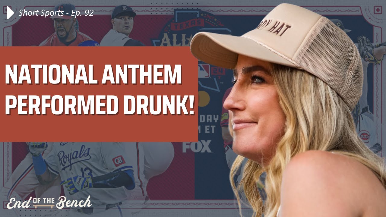 National Anthem Singer Performs Drunk! - YouTube