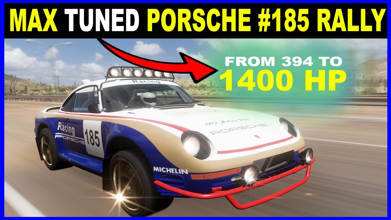 MAX TUNED Porsche #185 959 Rally Raid - Tuning to BREAK top max speed ...
