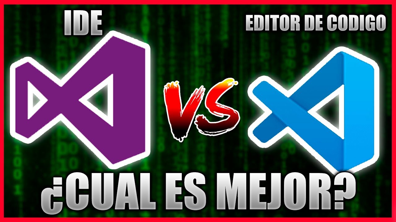 ¿CUÁL es la DIFERENCIA entre un IDE y un EDITOR de CODIGO? - YouTube