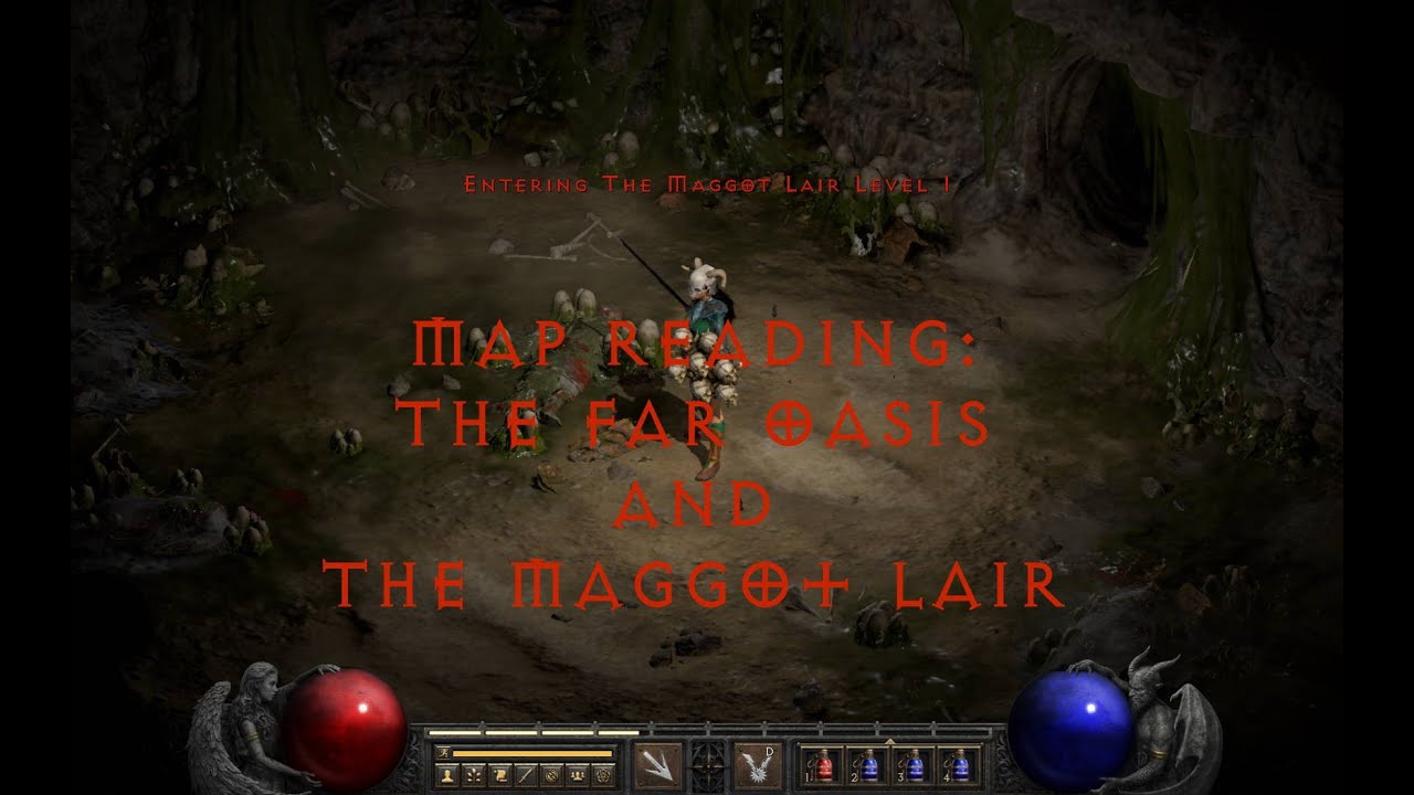 [D2R] Map Reading - Far Oasis & Maggot Lair - Getting Ready for Ladder ...