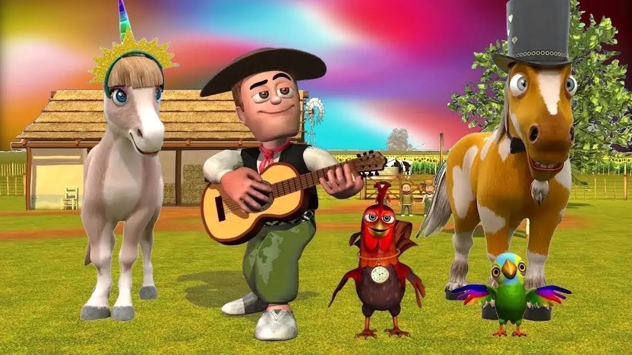 El Caballo Percherón Bailando En La Granja De Zenón Con La Potranca, El ...