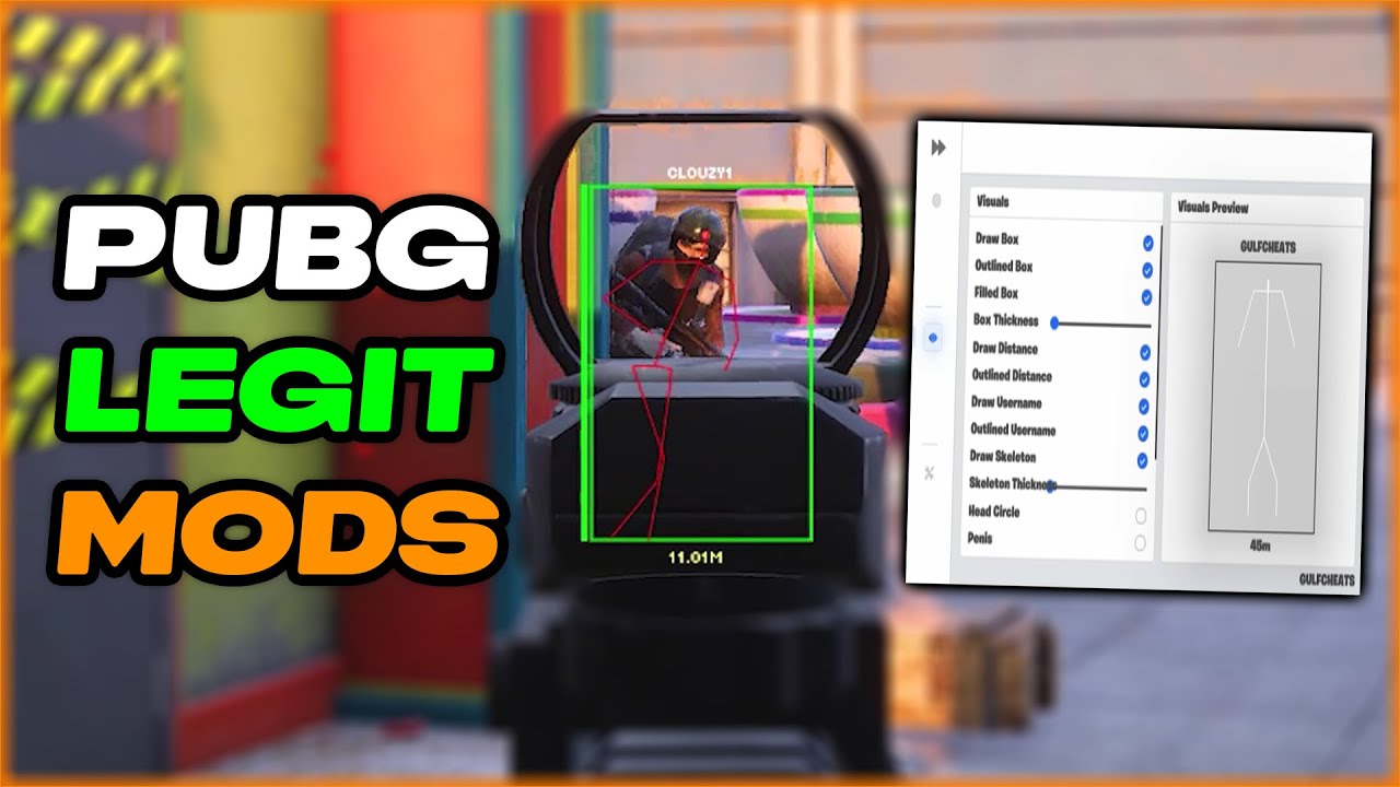 Showcasing PUBG LITE by Gulf (Aim&Visual Mods) - YouTube