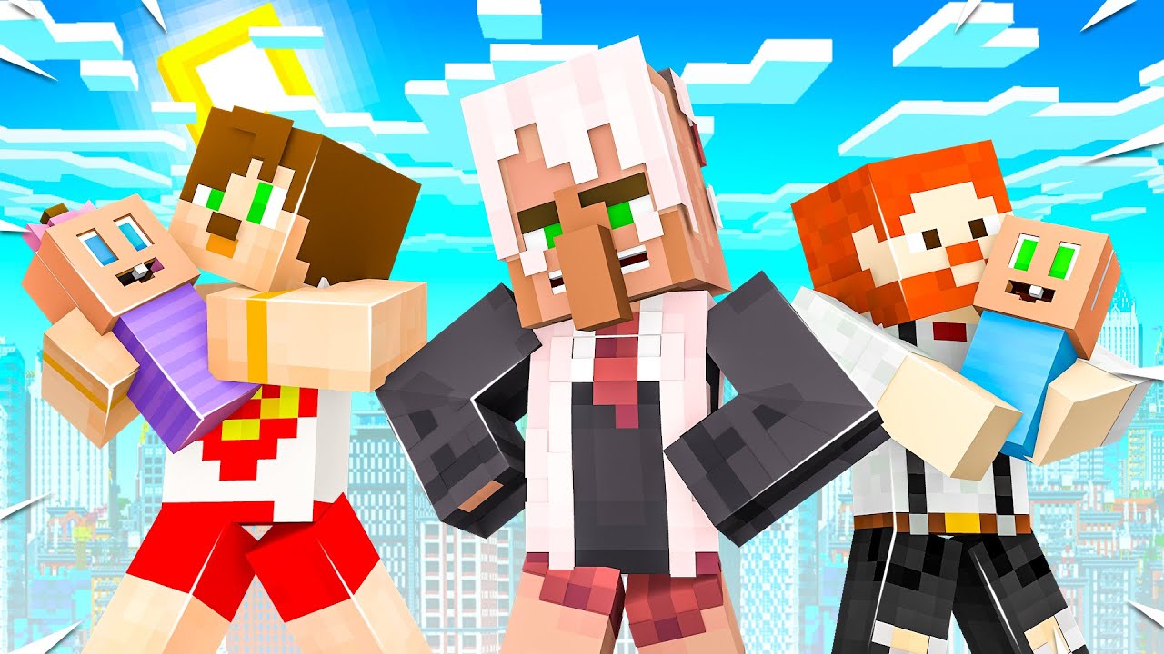 EMADIN KIZI OLDU 👼🏻#16 - 100 GÜN BOYUNCA KÖYLÜ OLMAK - Minecraft - YouTube