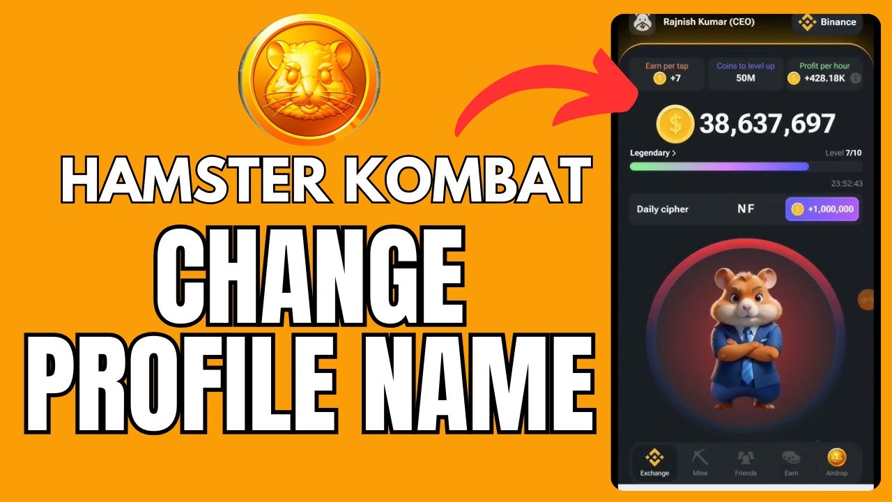 How to Change Profile Name in Hamster Kombat 2025? - YouTube