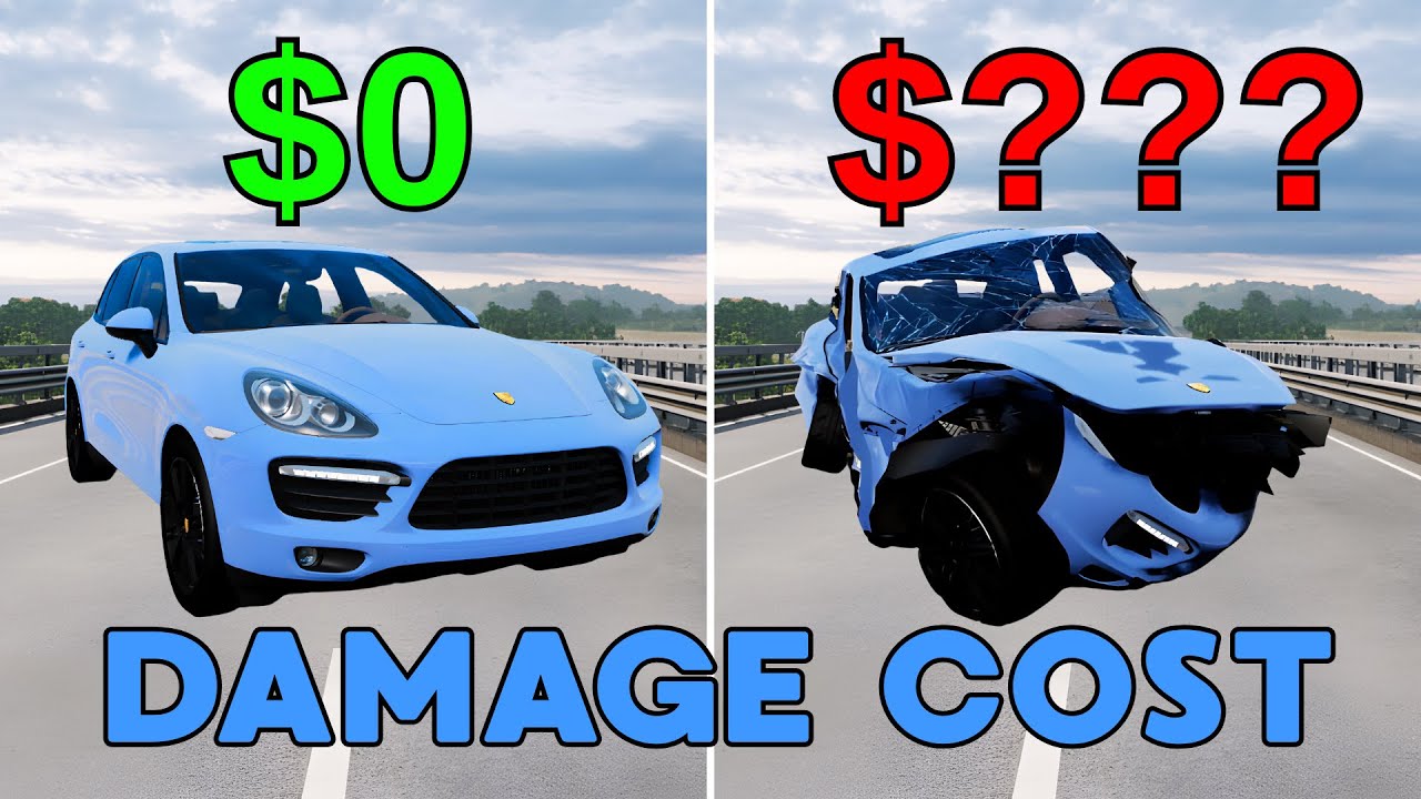 Damage Cost #16 | Epic Realistic Crashes & Wallet Survival – BeamNG Drive - YouTube