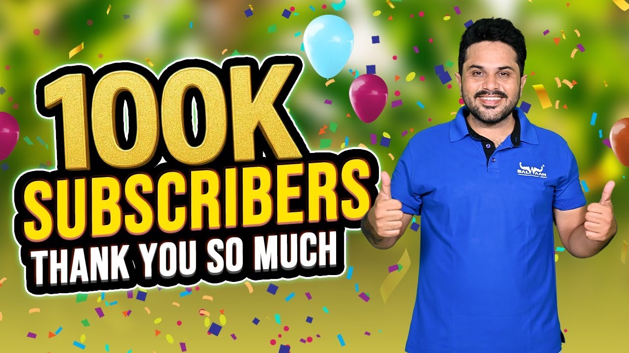 100K Subscribers Complete 🎉 Thank You So Much ️ | How We Reached 100K ...