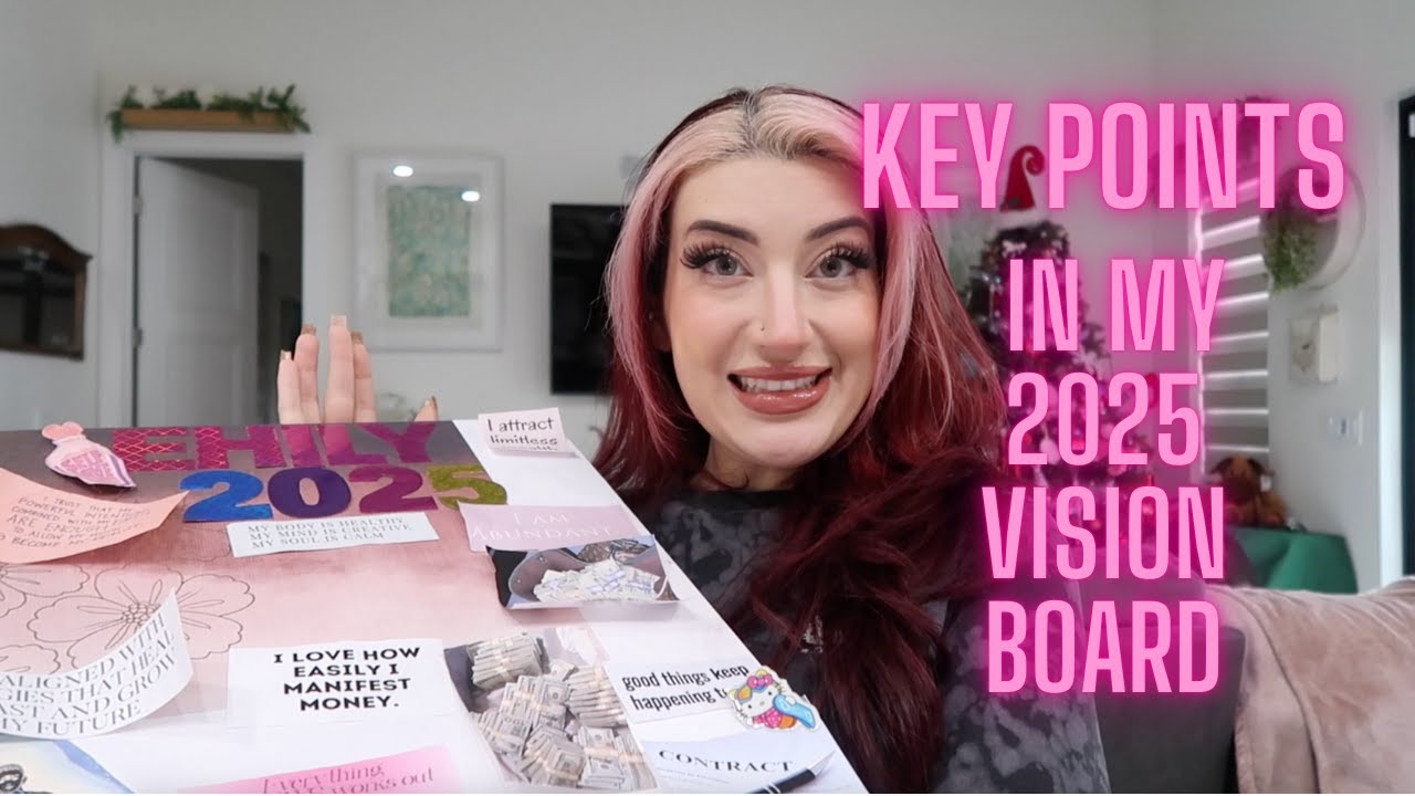 my 2025 vision board | key points to include personal growth ...