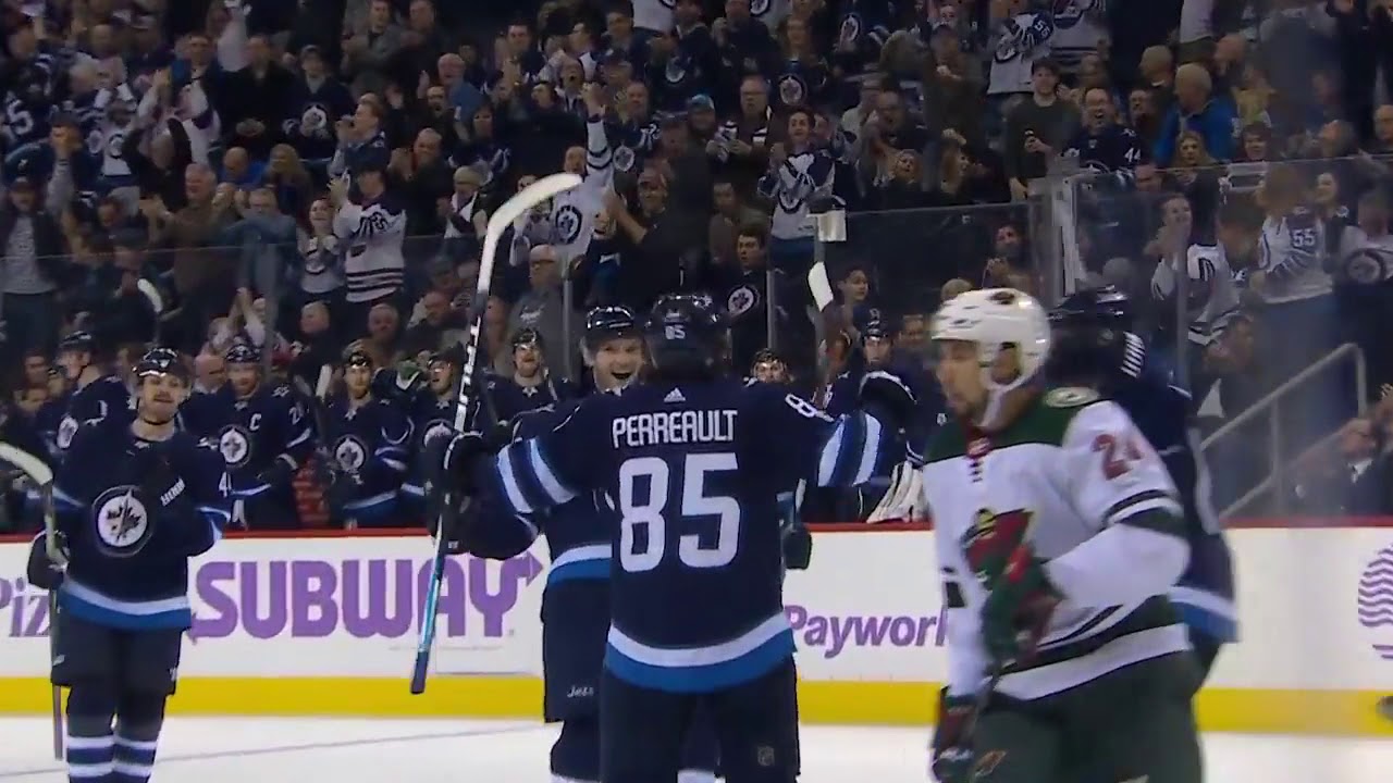 Minnesota Wild vs Winnipeg Jets - November 27, 2017 | Game Highlights ...