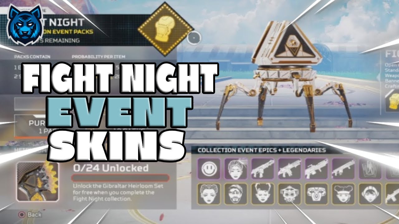 ALL Fight Night Collection Event Skins + Pathfinder Lore Skin Showcase ...
