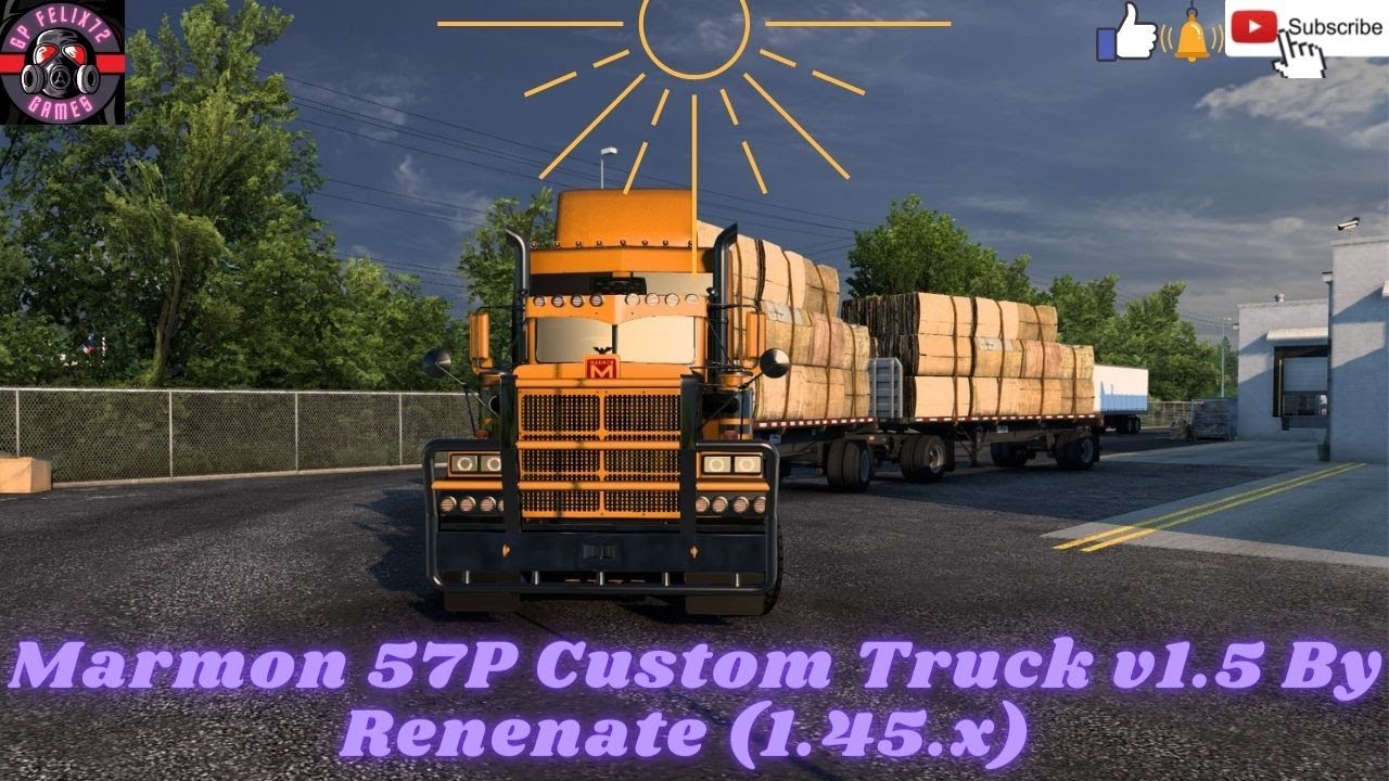AMERICAN TRUCK SIMULATOR - Marmon 57P Custom Truck v1.5 By Renenate (1. ...