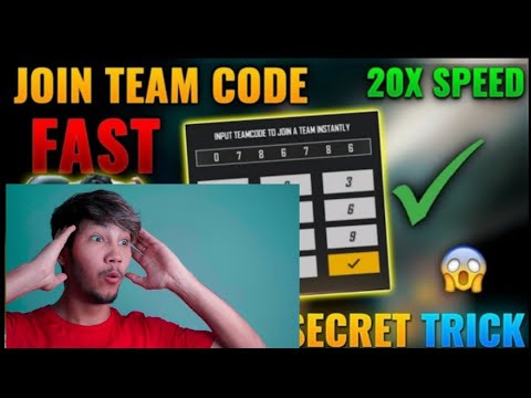 FASTEST TEAMCODE TRICK 🤫 | HOW TO ENTER IN ALL YOUTUBERS TEAM CODE ...