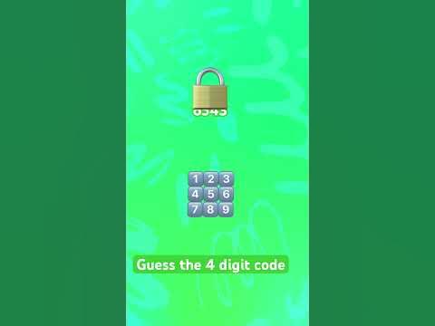 Guess the 4 digit code - YouTube