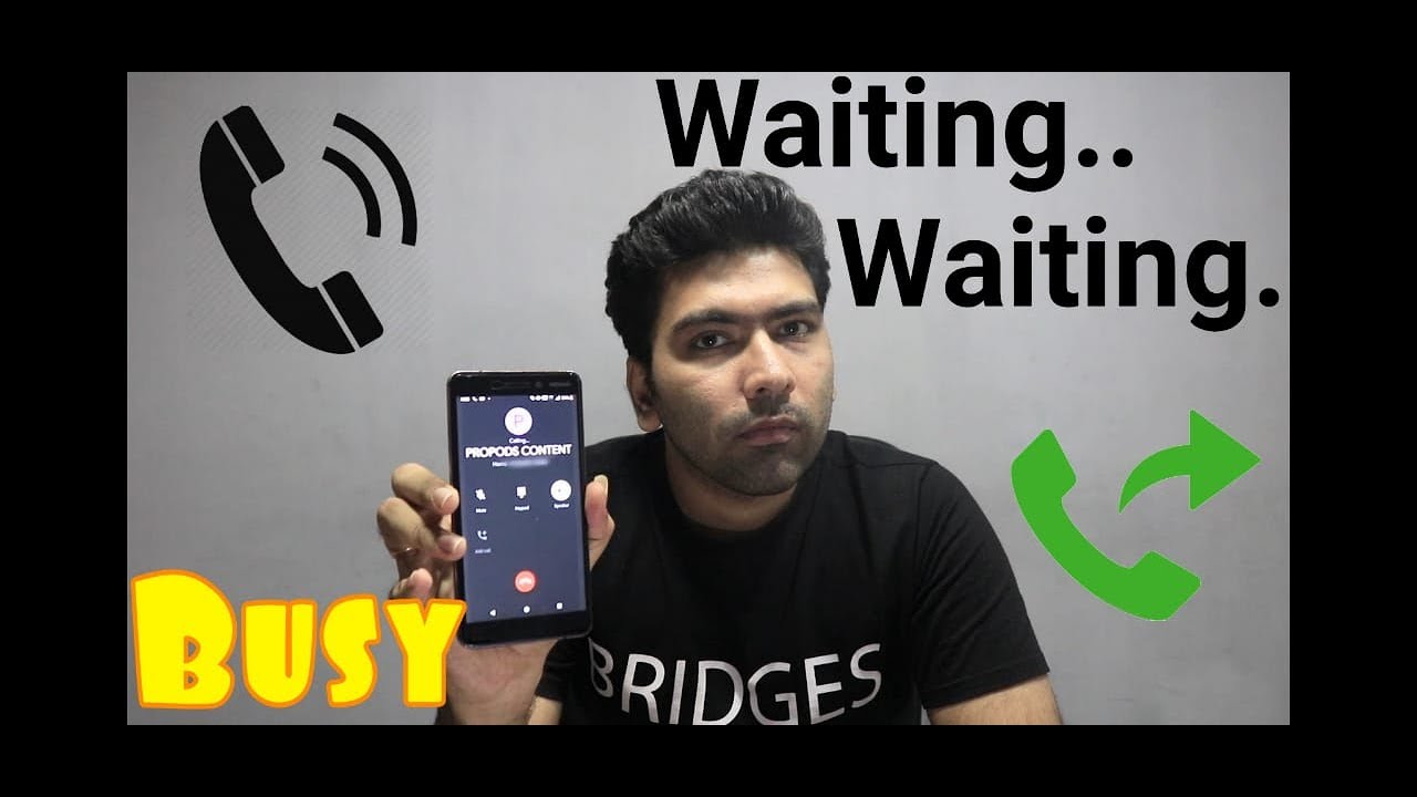 Please stay on the line or try again later! Call waiting and other ...