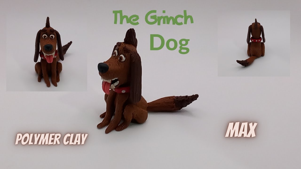 The dog from The Grinch (Max) | Polymer clay tutorial - YouTube