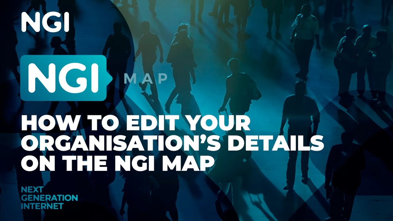 How to edit your organization's details on the NGI map - YouTube
