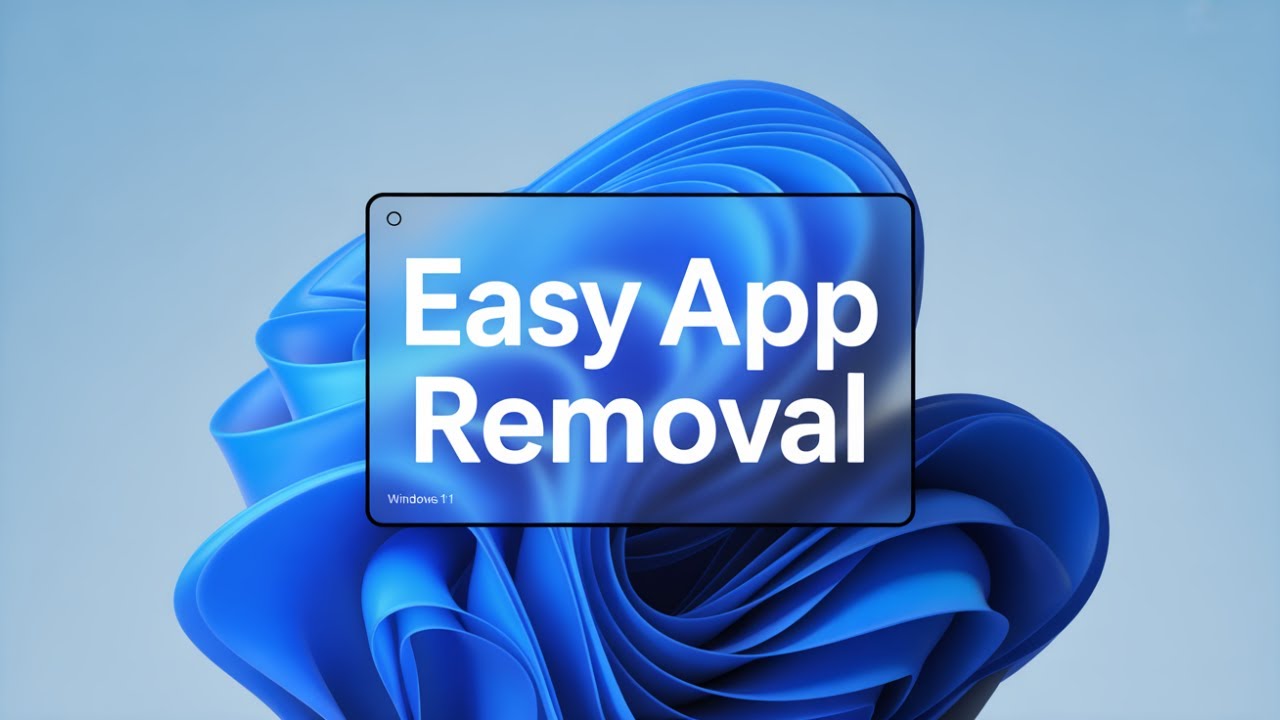 How to UNINSTALL Apps, Programs and Softwares in Windows 11 - YouTube