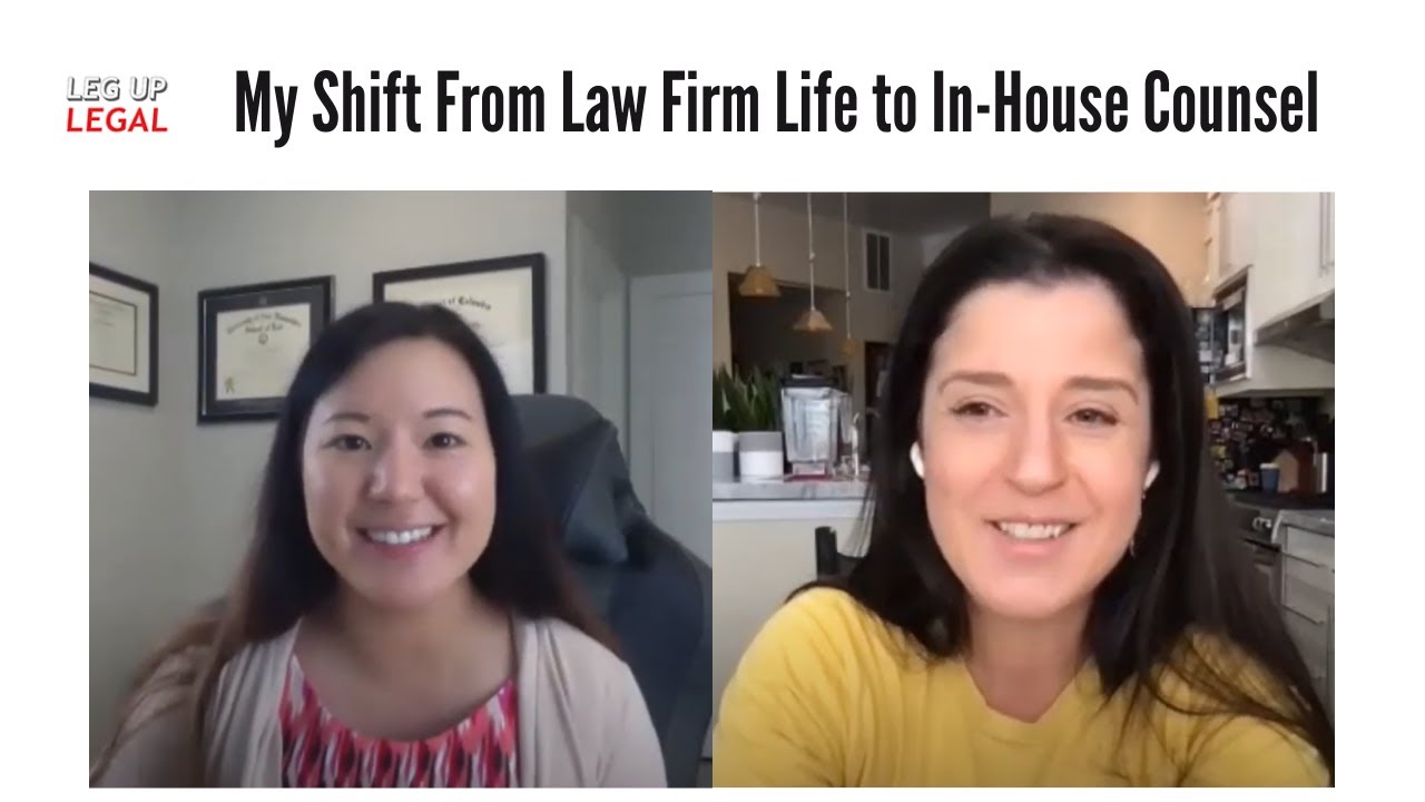 My Shift From Law Firm Life to In-House Counsel - YouTube
