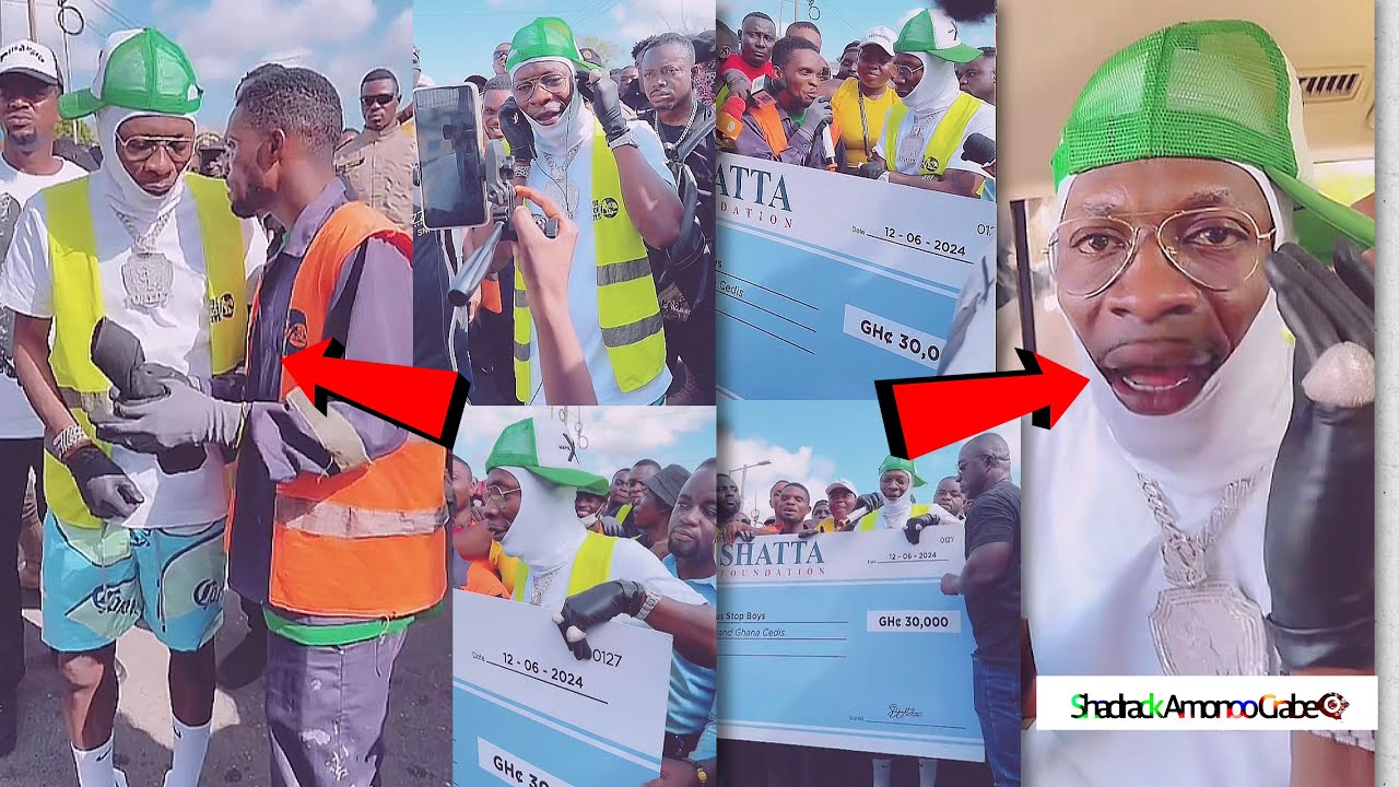 Shatta Wale & His Foundation Donates Ghc30,000 To the “BUZSTOP Boys” At ...