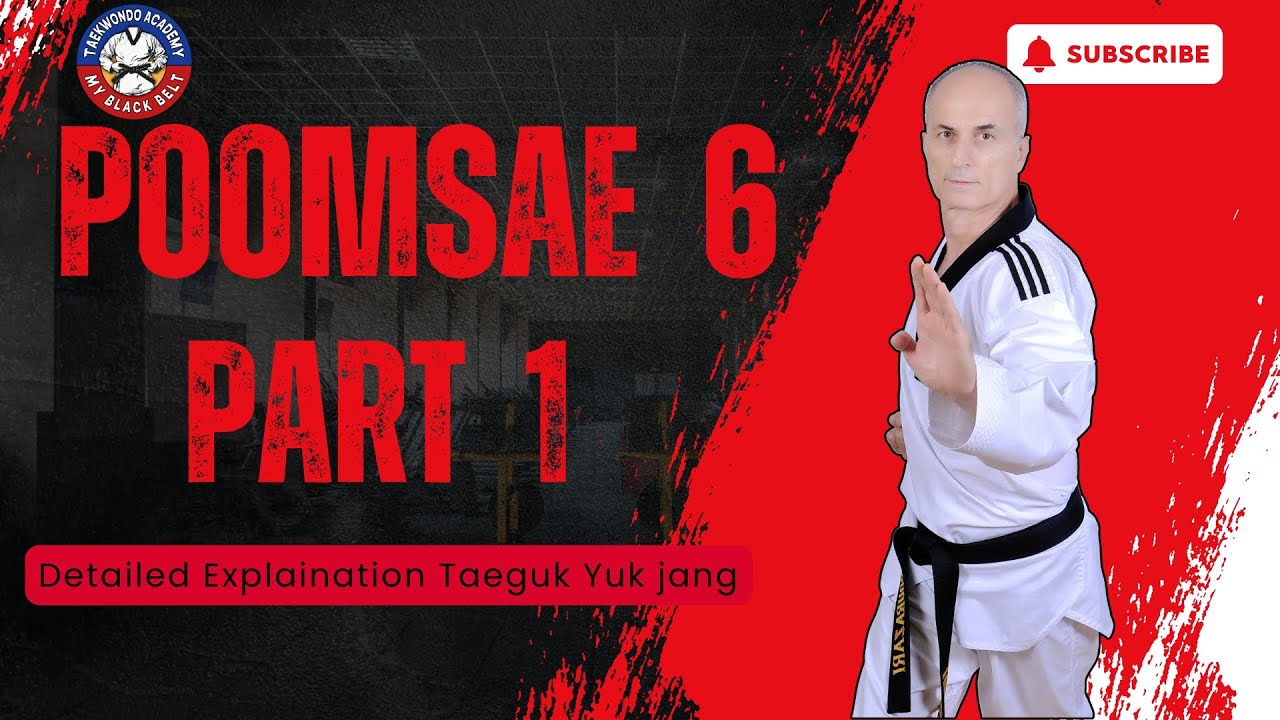 Poomsae 6: Part 1 | Taegeuk Yuk Jang 🥋💦 – Taekwondo Tutorial by Grand Master Morteza PourAzari ...