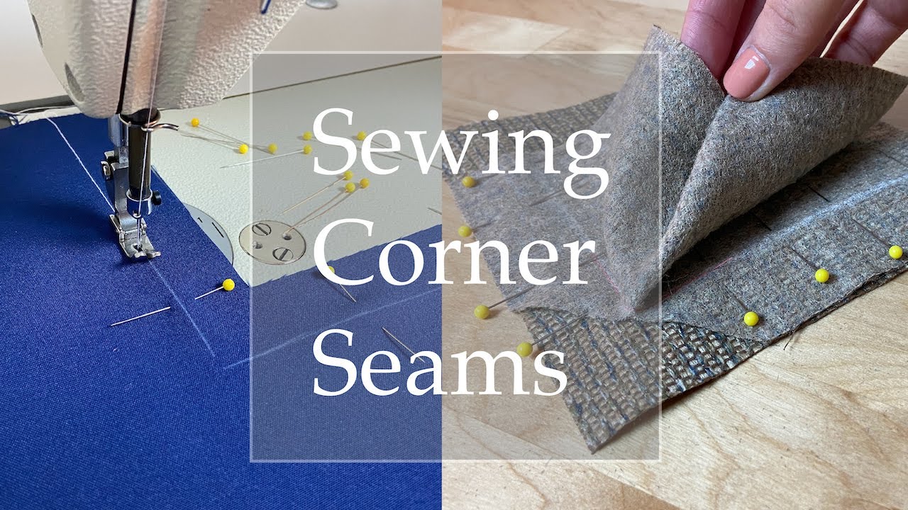 How To Sew Square Corner Seams YouTube