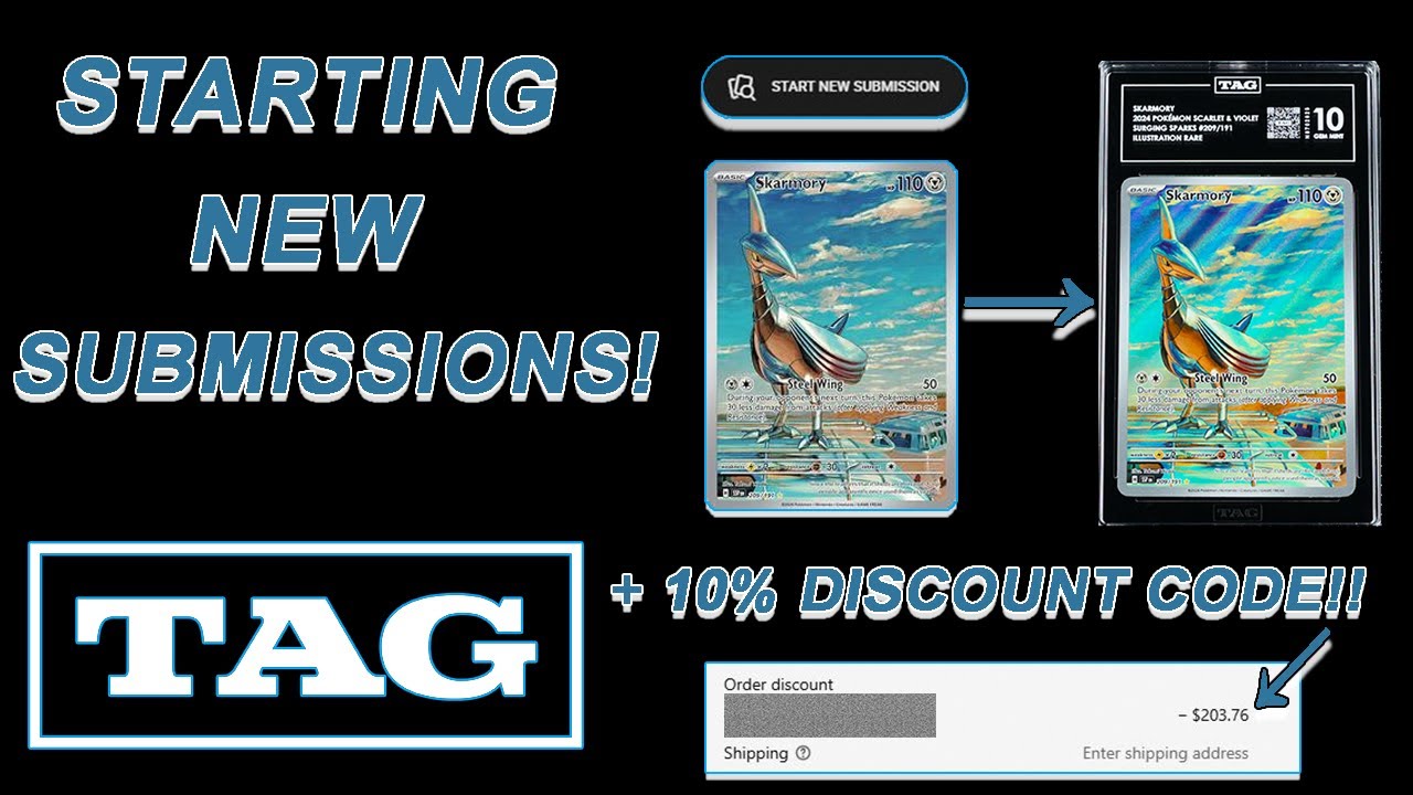 How To: TAG Grading Submissions! #taggrading #pokemoninvesting - YouTube