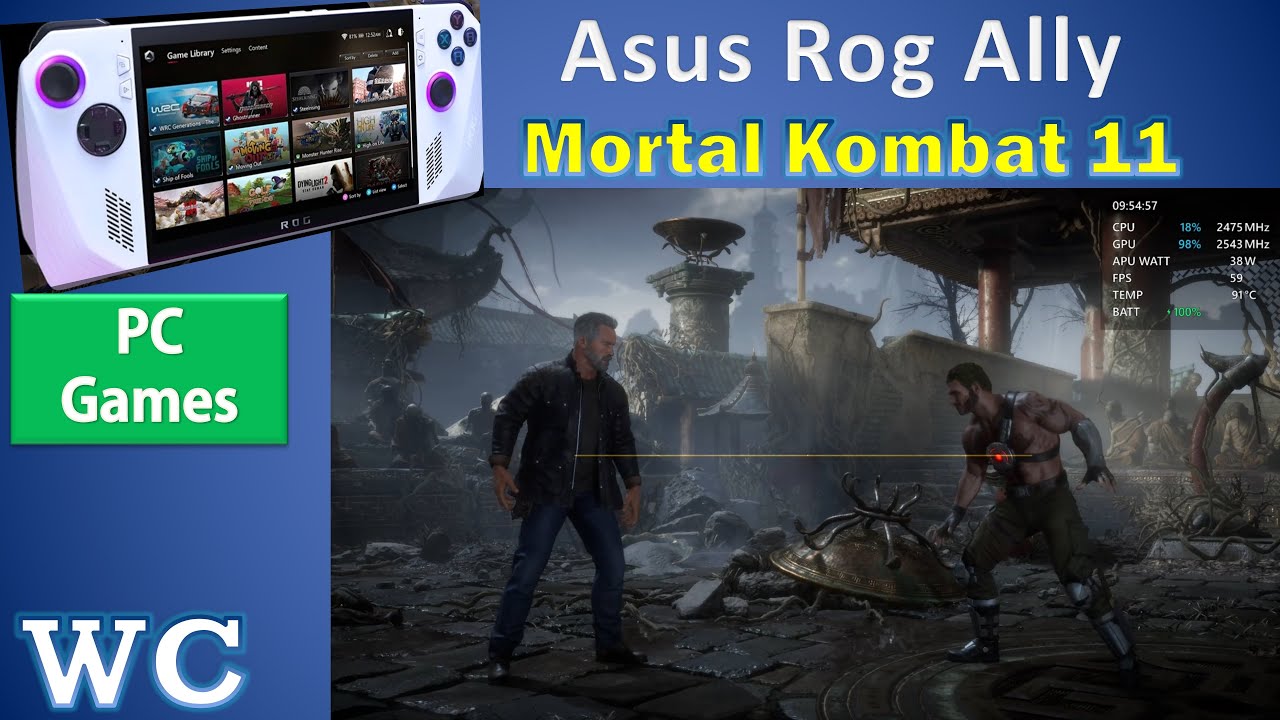 Asus Rog Ally | Mortal Kombat 11 - YouTube