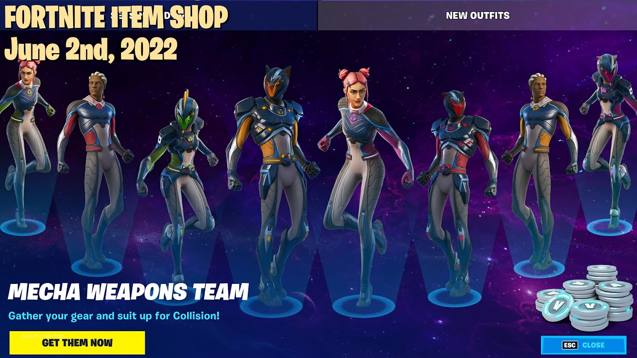 🌟#Fortnite Item Shop - June 2nd, 2022 | Mecha Strike Navigator ...