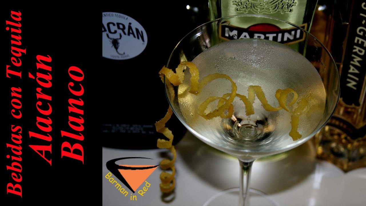 Bebidas con Tequila I COCTEL ALACRAN BLANCO - YouTube