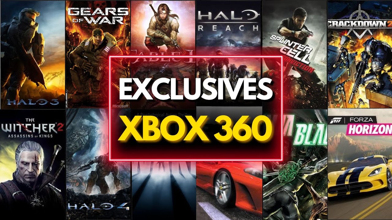 TOP 50 Best Xbox 360’s Greatest Exclusive Games of All Time - YouTube
