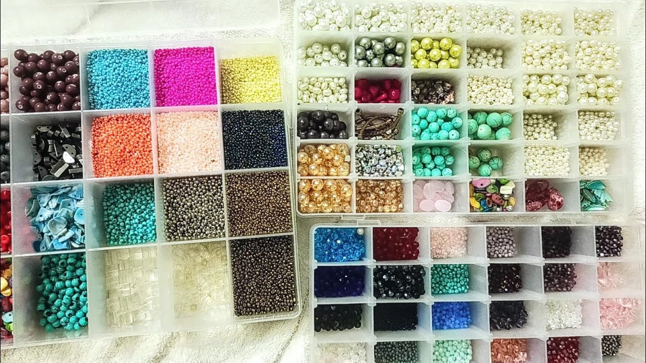 ASMR Beads Sound | My Beads Collection - YouTube