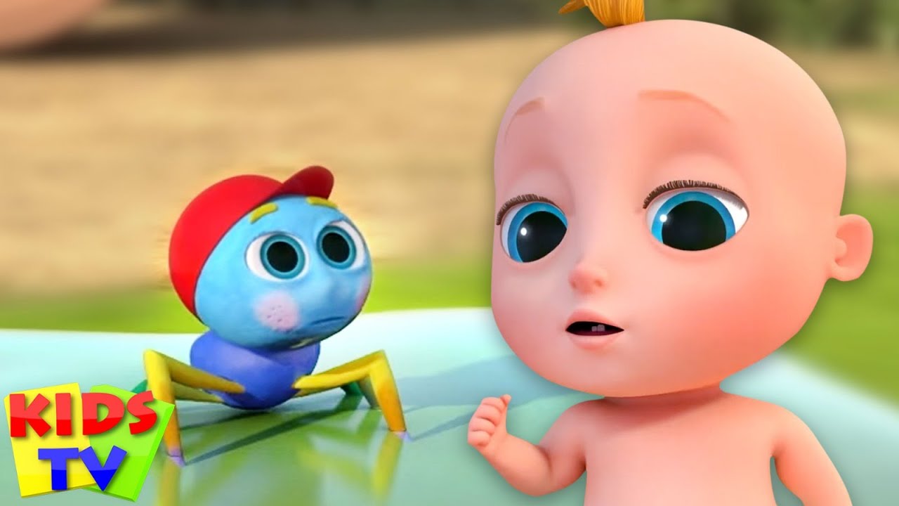 Incy Wincy Spider, एक छोटू मकड़ा, Hindi Preschool Rhyme for Kids, Baby ...